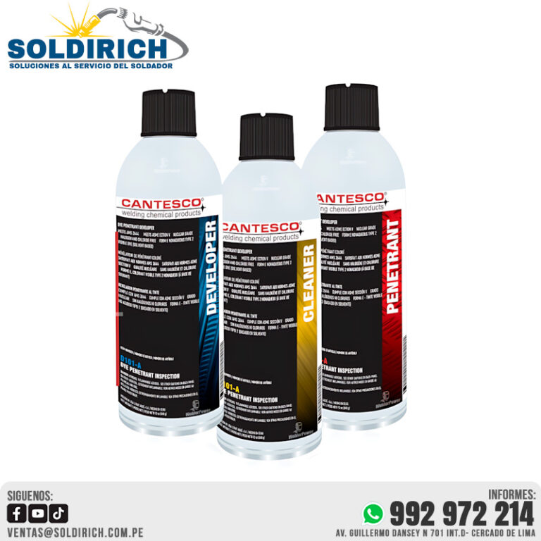 KIT DE PENETRANTES CANTESCO - SOLDIRICH - Soluciones al servicio del ...